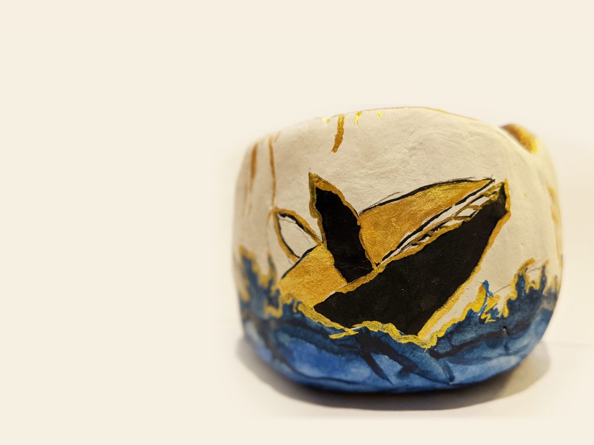 Whale Pinch Pot - Art 4 MA